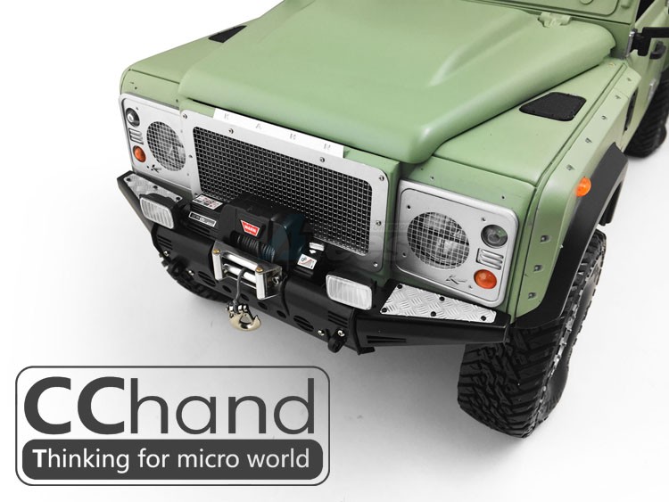 CChand RC4WD Gelande II D90/D110 D90 D110 KAHN LAMP GUARD (SILVER) CC/D ...