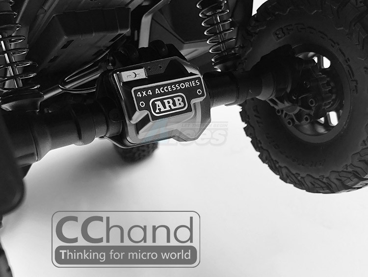 CChand Traxxas TRX-4 TRX4 ARB Diff Cover - Grey CC/D-E043