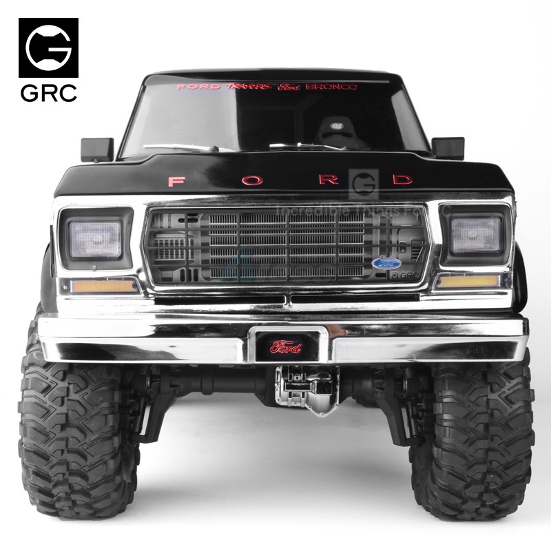 GRC Traxxas TRX-4 Metal Red Logo Stickers For TRX4 Bronco GRC/GAX0100J