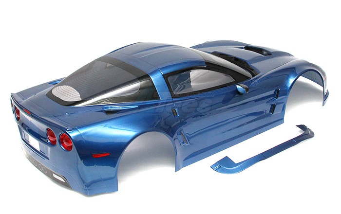 Killerbody Corvette GT2 Finished Body Dark Metallic Blue (Printed) Used ...