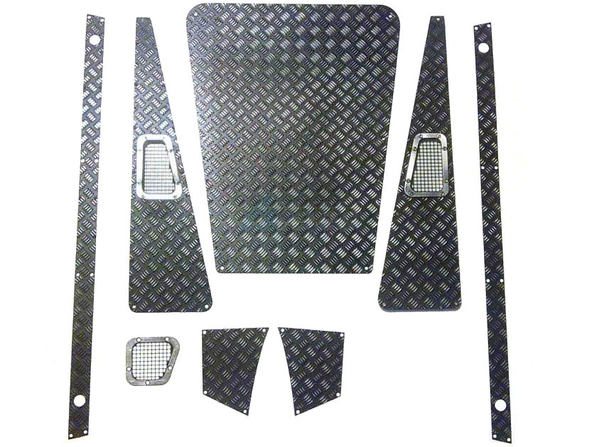 CChand RC4WD Gelande II D90/D110 D90 Diamond Plates Set (Black) CC/D-1005