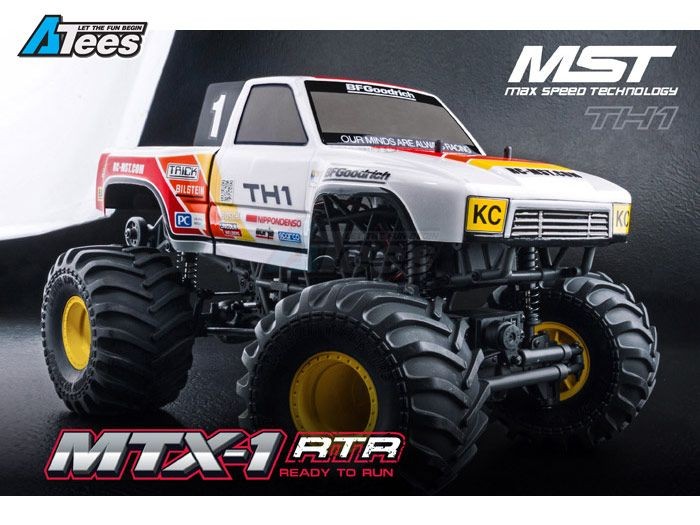 MST MTX-1 1/10 2WD MTX1 Monster Truck RTR w/ TH1 White Body MST/531602