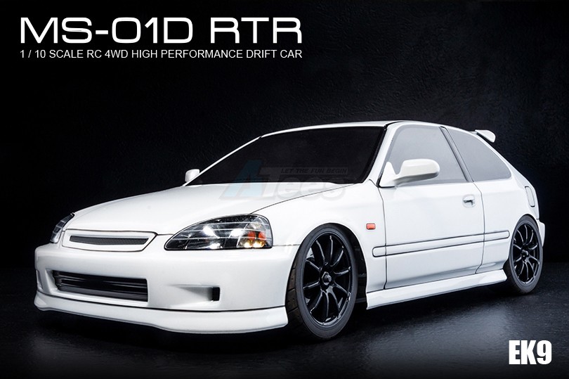 MST TCR 1/10 RTR 257mm Honda EK9 White MST/531802