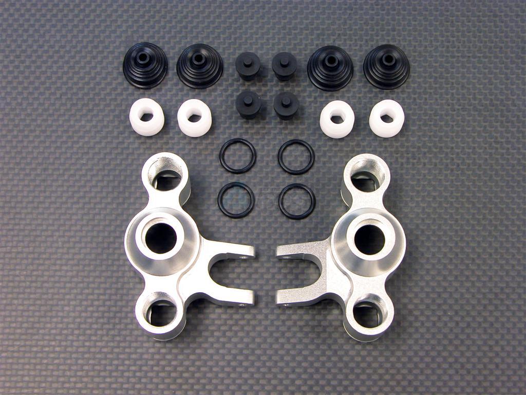 GPM Racing Tamiya CR01 Aluminum Side Frame - 2pcs Set Silver CR014M