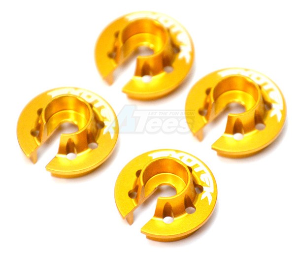 EXOTEK Racing Team Durango DEX210 Spring Perch Set (4) Gold EXOTEK/1250